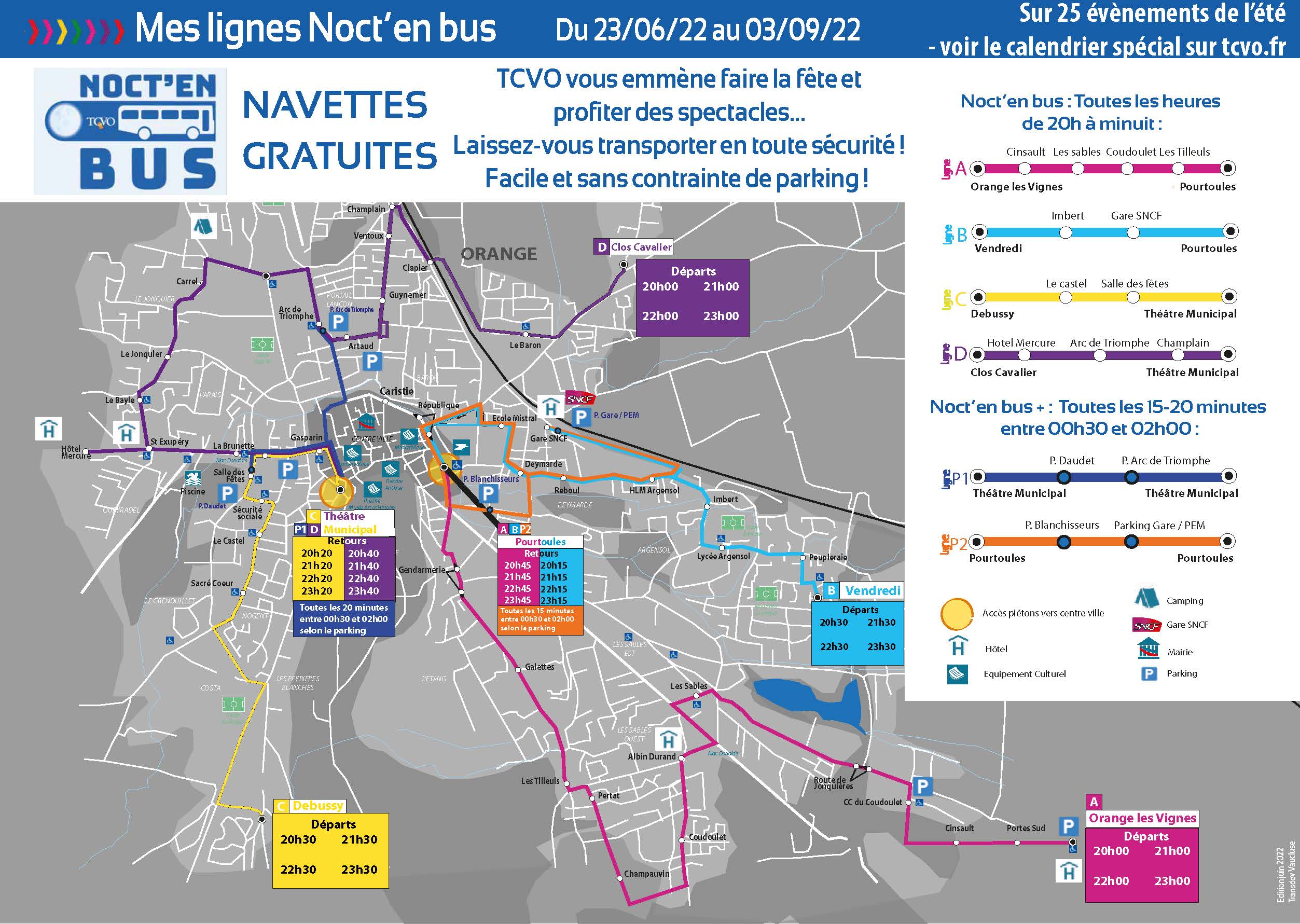 Lignes régulières - TCVO