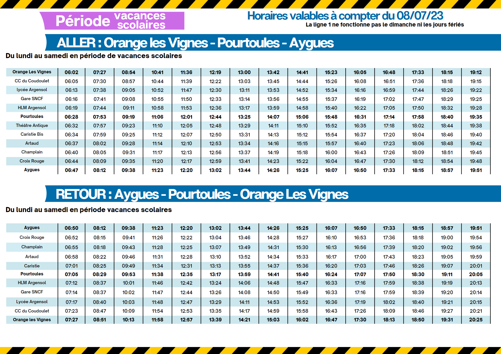 Lignes régulières - TCVO